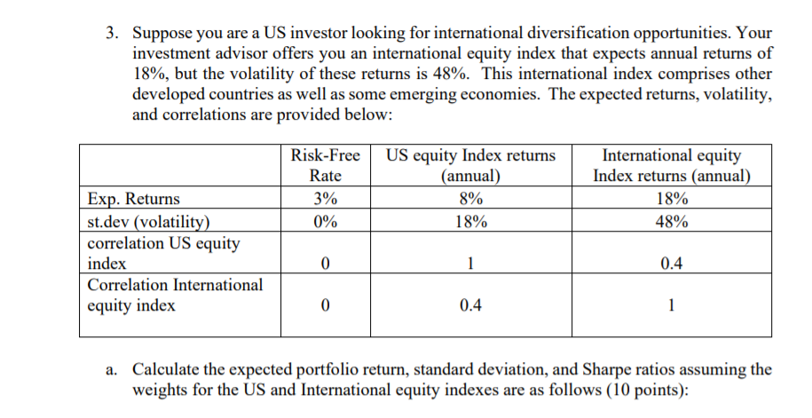 port. Study slope of CAL (Sharpe ratio) US equity | Chegg.com