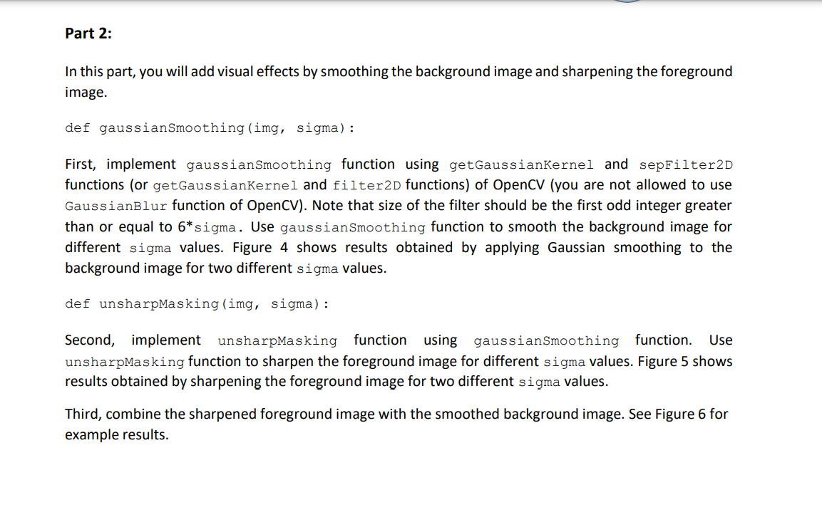 In this assignment, you will implement an image | Chegg.com