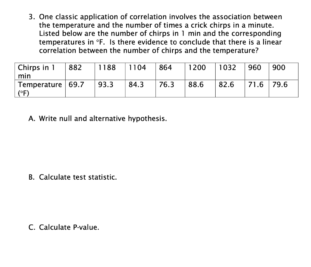 Solved 3. One classic application of correlation involves | Chegg.com