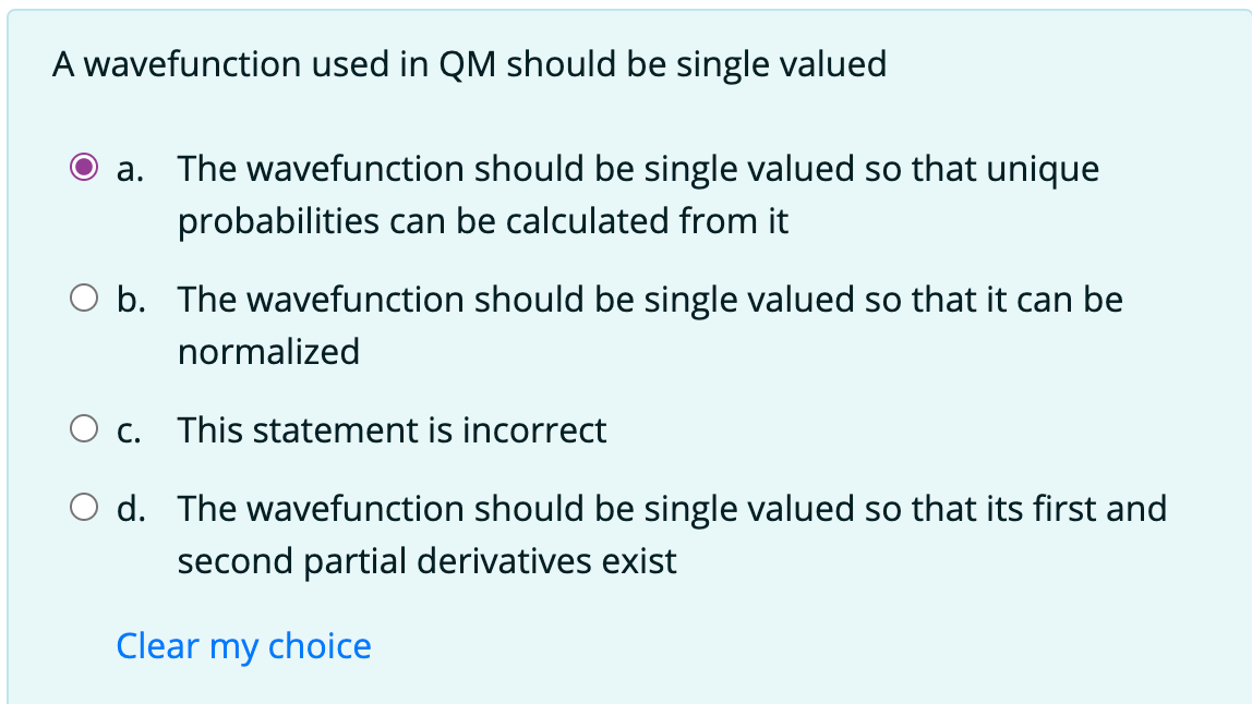 Solved What is a normalized function? (Choose all that | Chegg.com