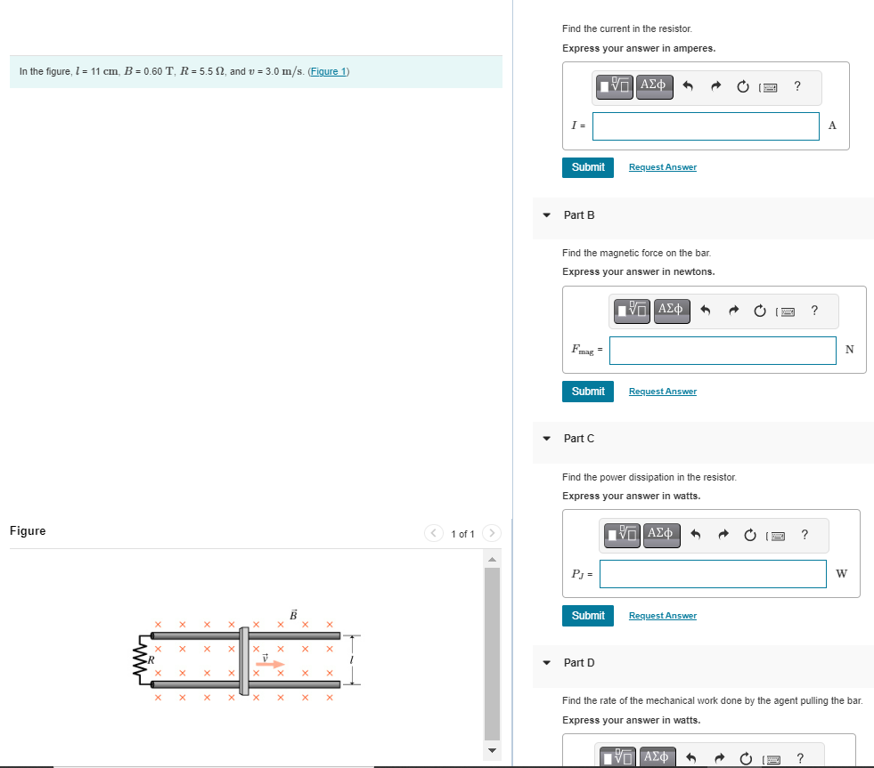 Solved Find the current in the resistor. Express your answer | Chegg.com