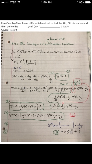 Solved Use Cauchy Euler method Hint: it might | Chegg.com