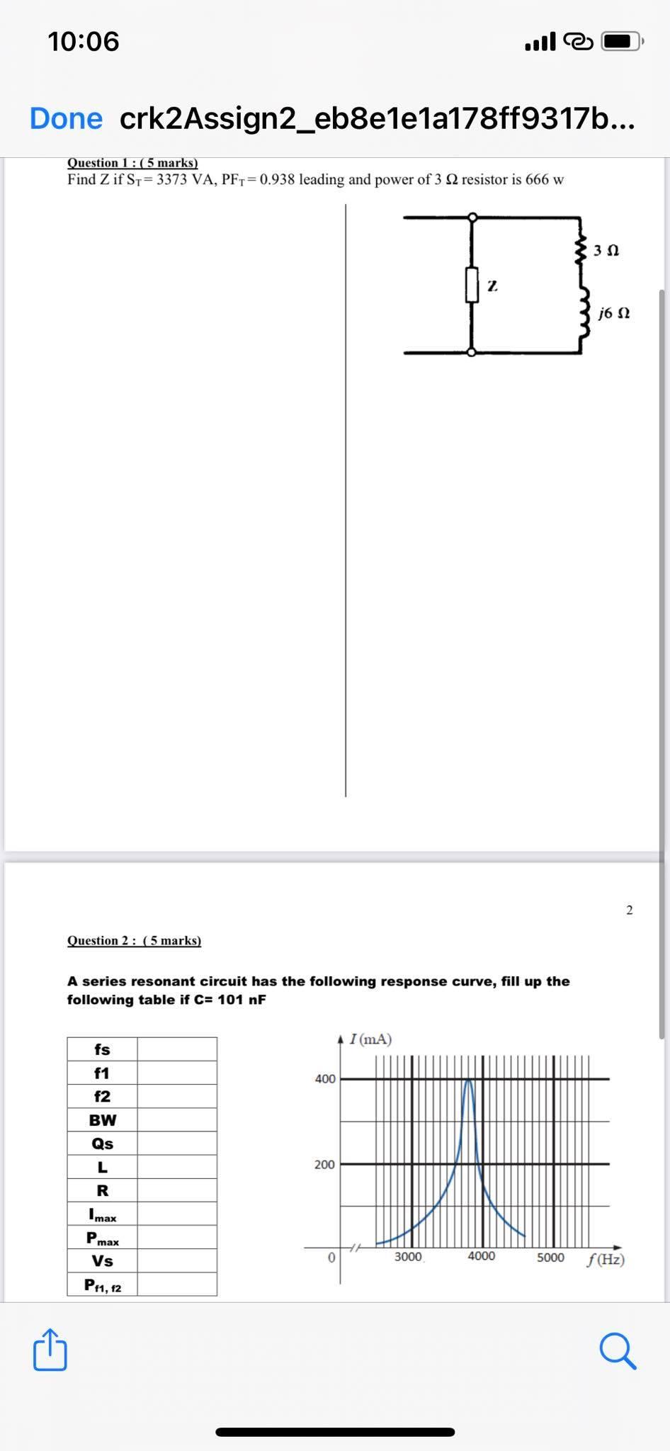 Solved crk2Assign2_eb8e1e1a178ff9317b... Question 1:(5 | Chegg.com
