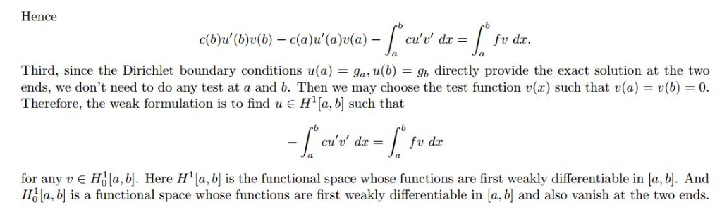 Solved Consider the following 1D second order elliptic | Chegg.com