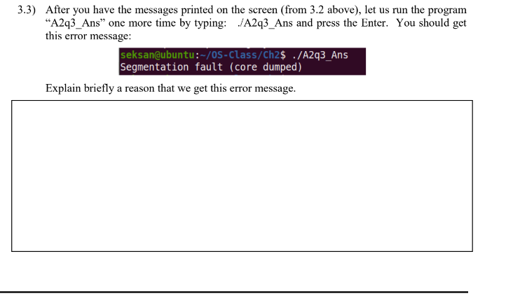 Solved Consider these three C programs: A2q3a.c, A2q3b.c, | Chegg.com