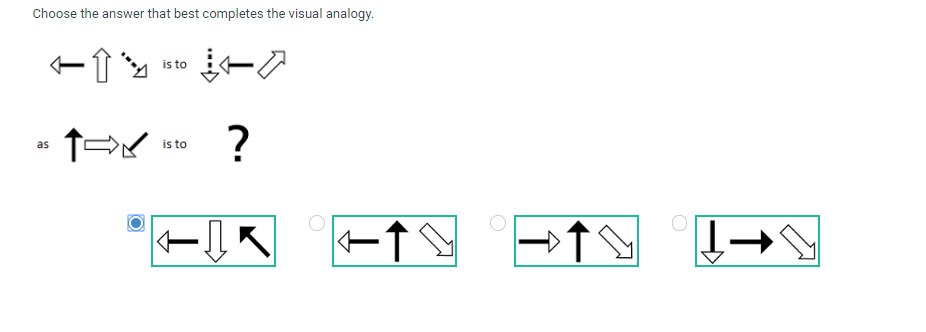Solved: Choose The Answer That Best Completes The Visual A... | Chegg.com