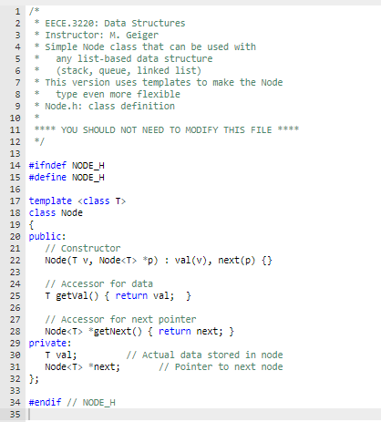 2 3 4 5 6 7 8 * EECE.3220: Data Structures * | Chegg.com