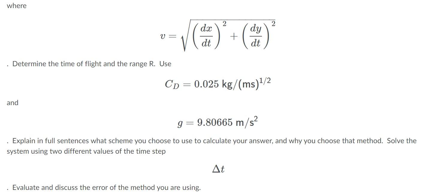 Solved DO NOT SOLVE THIS ANALYTICALLY!!! I asked once before | Chegg.com