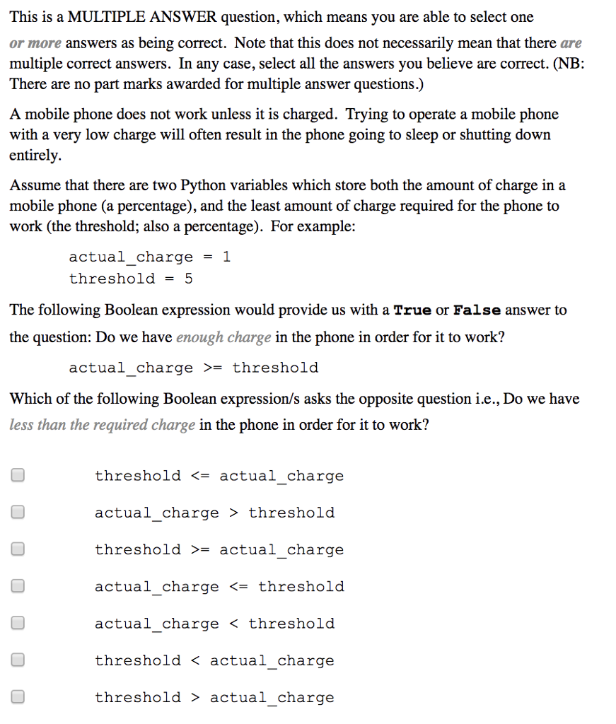Solved This is a MULTIPLE ANSWER question, which means you | Chegg.com