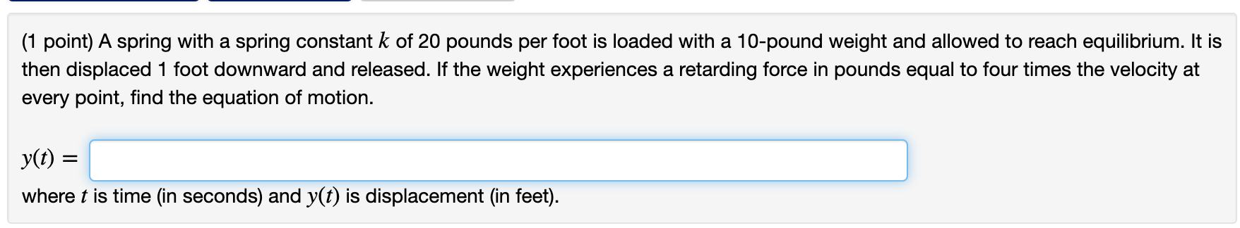 Solved (1 point) Find y as a function of x if x? y" + 7xy' – | Chegg.com