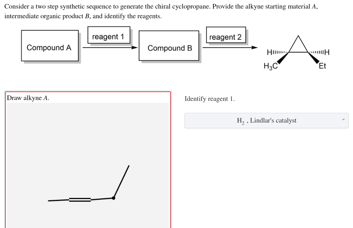 Solved Consider a two step synthetic sequence to generate | Chegg.com