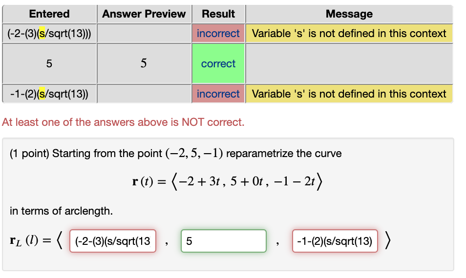 Solved Entered Answer Preview Result Message | Chegg.com