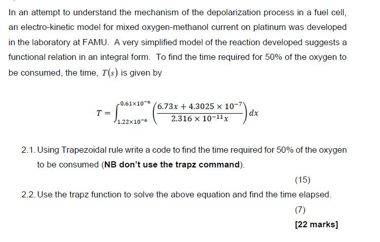 Solved In an attempt to understand the mechanism of the | Chegg.com