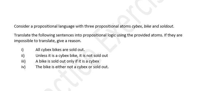 Solved Consider a propositional language with three | Chegg.com