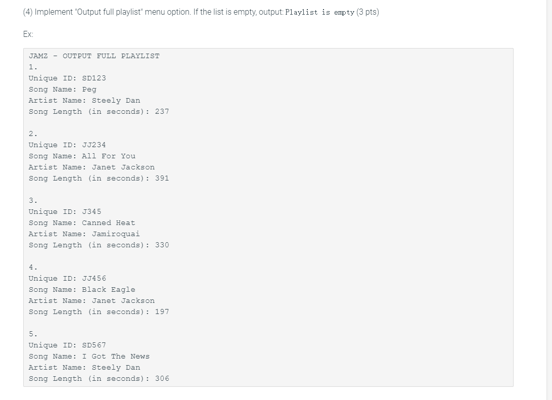 Solved You will be building a linked list. Make sure to keep | Chegg.com