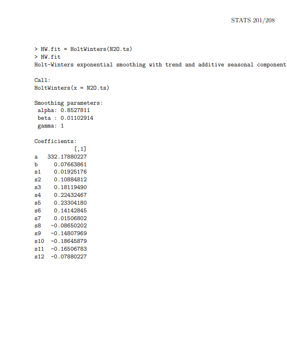 Appendix E Nitrous Oxide Data The following data are | Chegg.com