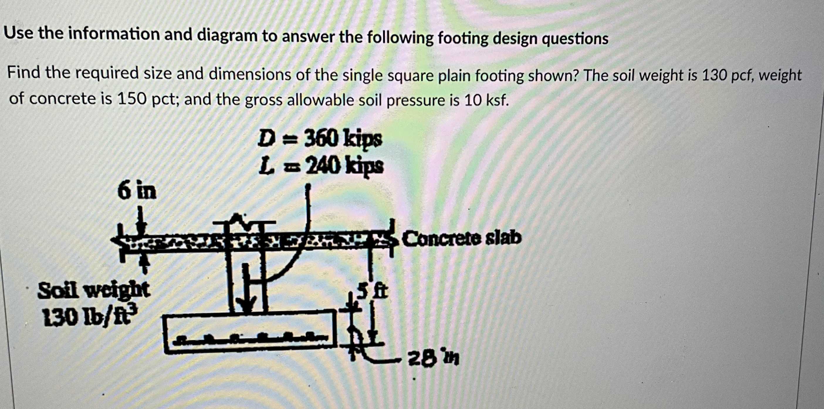 Solved Use the information and diagram to answer the | Chegg.com