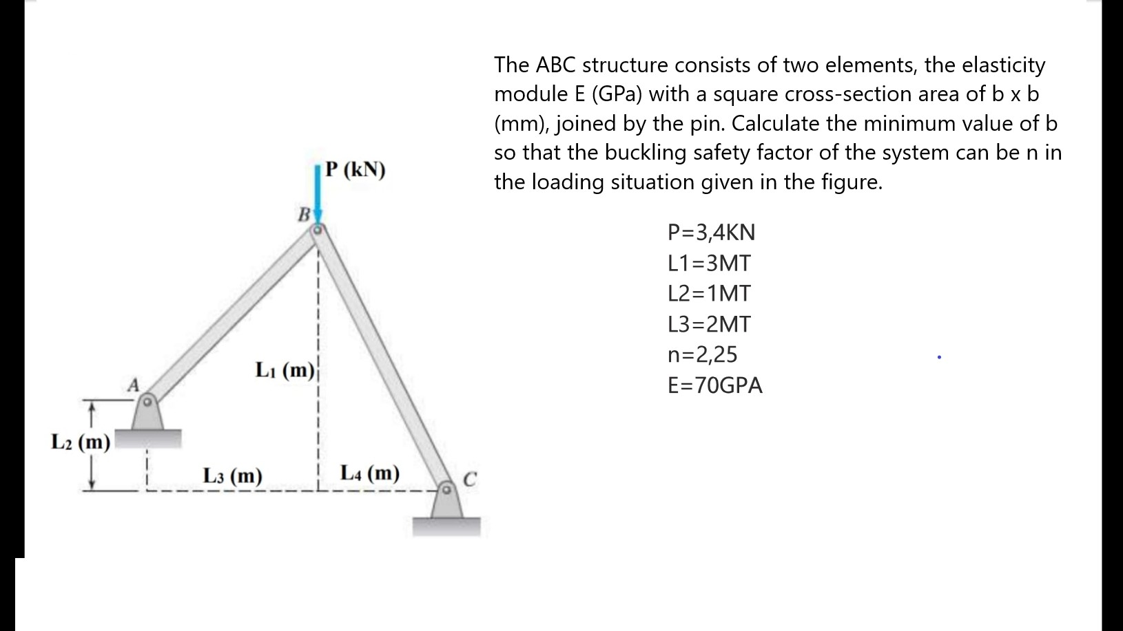 Solved The ABC structure consists of two elements, the | Chegg.com