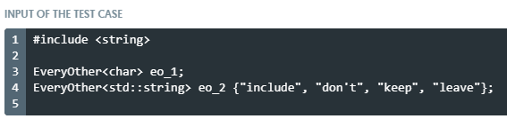 Solved Write A Templated Class Named Everyother That