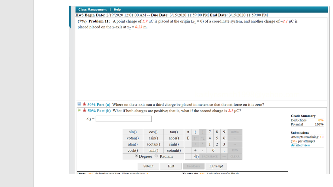 Solved Class Management | Help Hw3 Begin Date: 2/19/2020 | Chegg.com