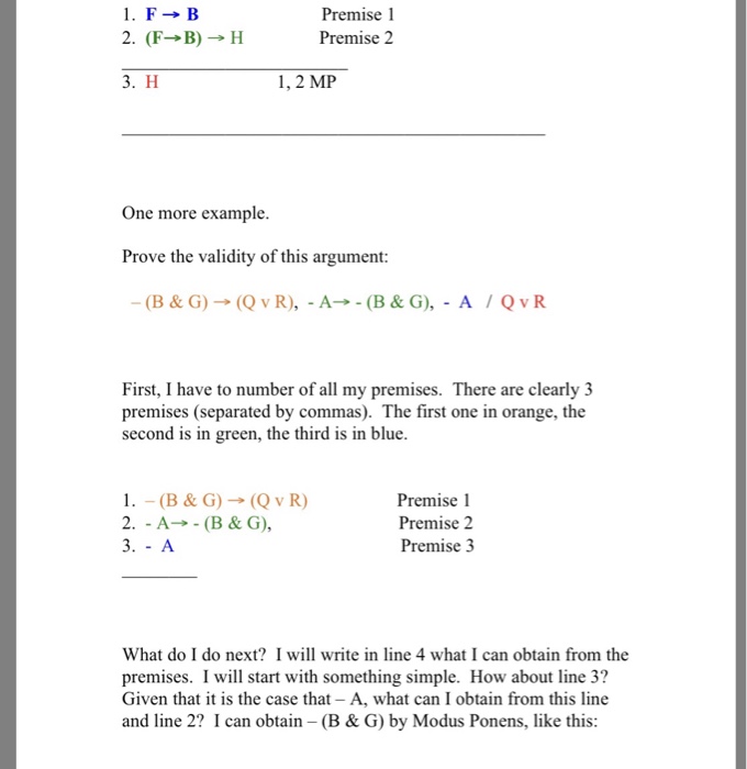 Solved Today we will "prove" symbolic arguments without | Chegg.com