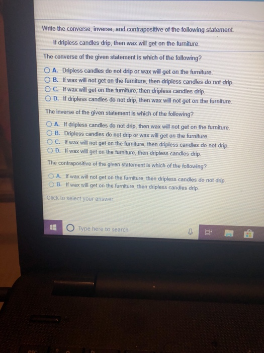 Solved Write The Negation Of The Statement Remember That The