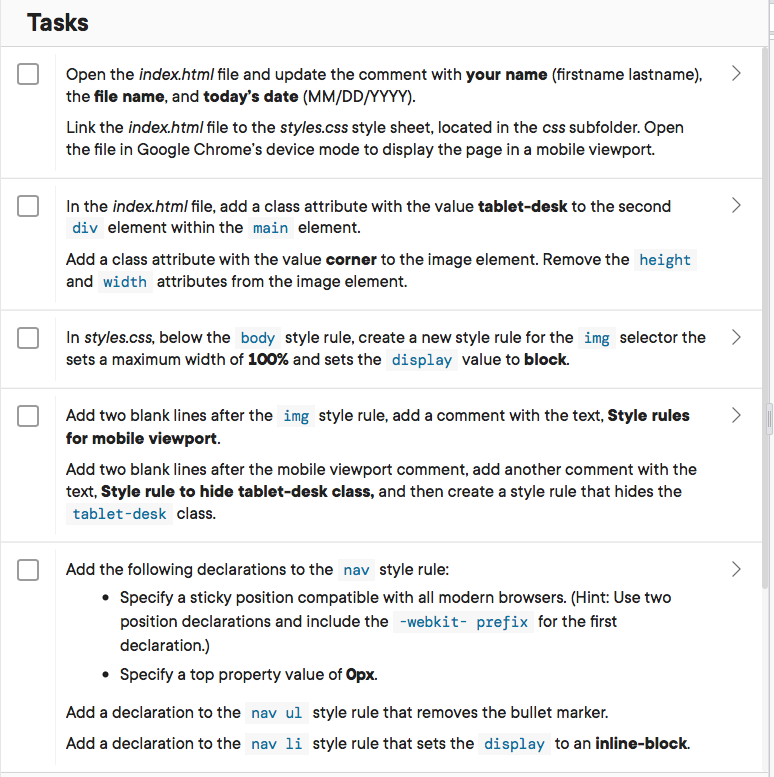 Solved In this exercise, you will design a webpage for a | Chegg.com