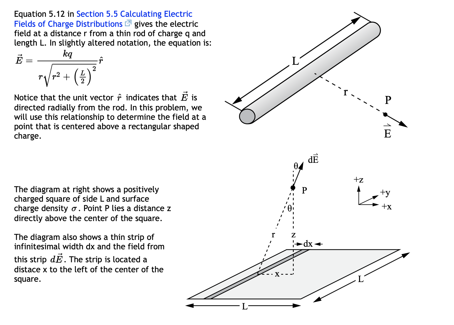 Equation 5.12 in Section 5.5 Calculating Electric | Chegg.com