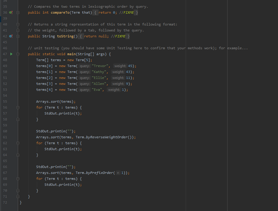 Solved Part 1: autocomplete term. Write an immutable data | Chegg.com