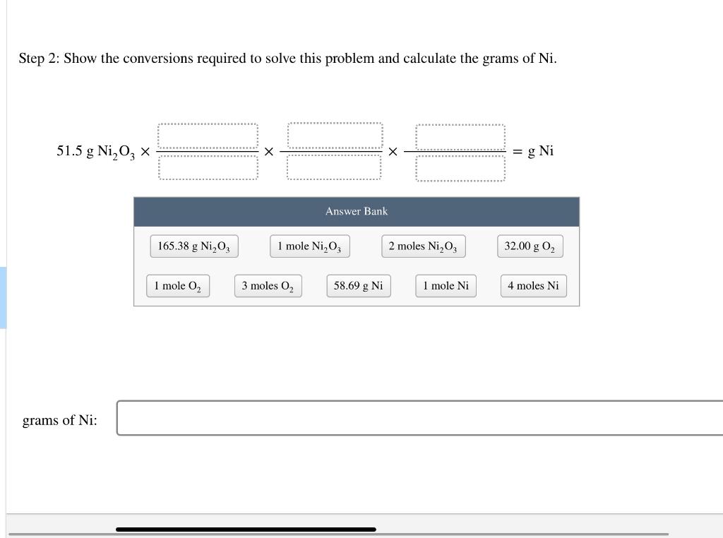 Solved Step 2 Show The Conversions Required To Solve T 