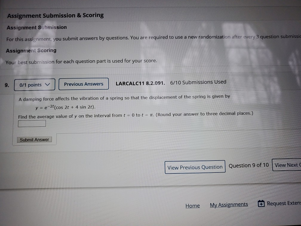 Solved Assignment Submission & Scoring Assignment Submission | Chegg.com