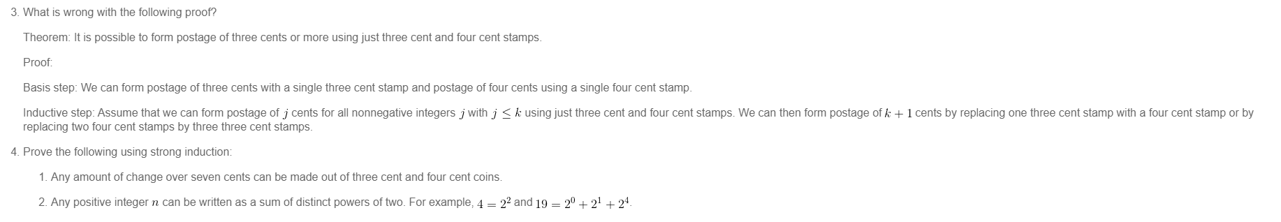 Solved 3. What is wrong with the following proof? Theorem: | Chegg.com