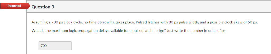 Solved Use the timing parameters in the table below for the | Chegg.com