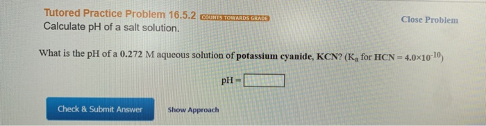Solved Tutored Practice Problem 16.4.4 COUNTS TOWARDS GRADE | Chegg.com