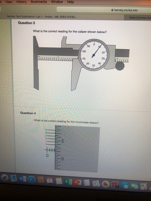 Solved harvey.utulsa.edu Review Test Submission: Lab 1- | Chegg.com