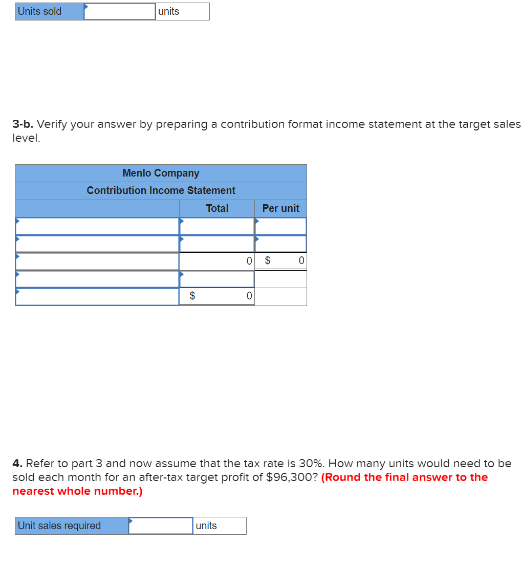 Solved 3-b. Verify your answer by preparing a contribution | Chegg.com