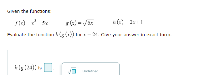 Solved Given the | Chegg.com