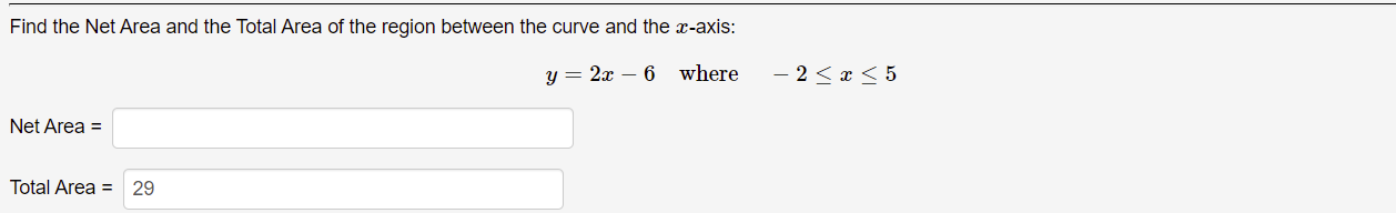 Solved Find the Net Area and the Total Area of the region | Chegg.com