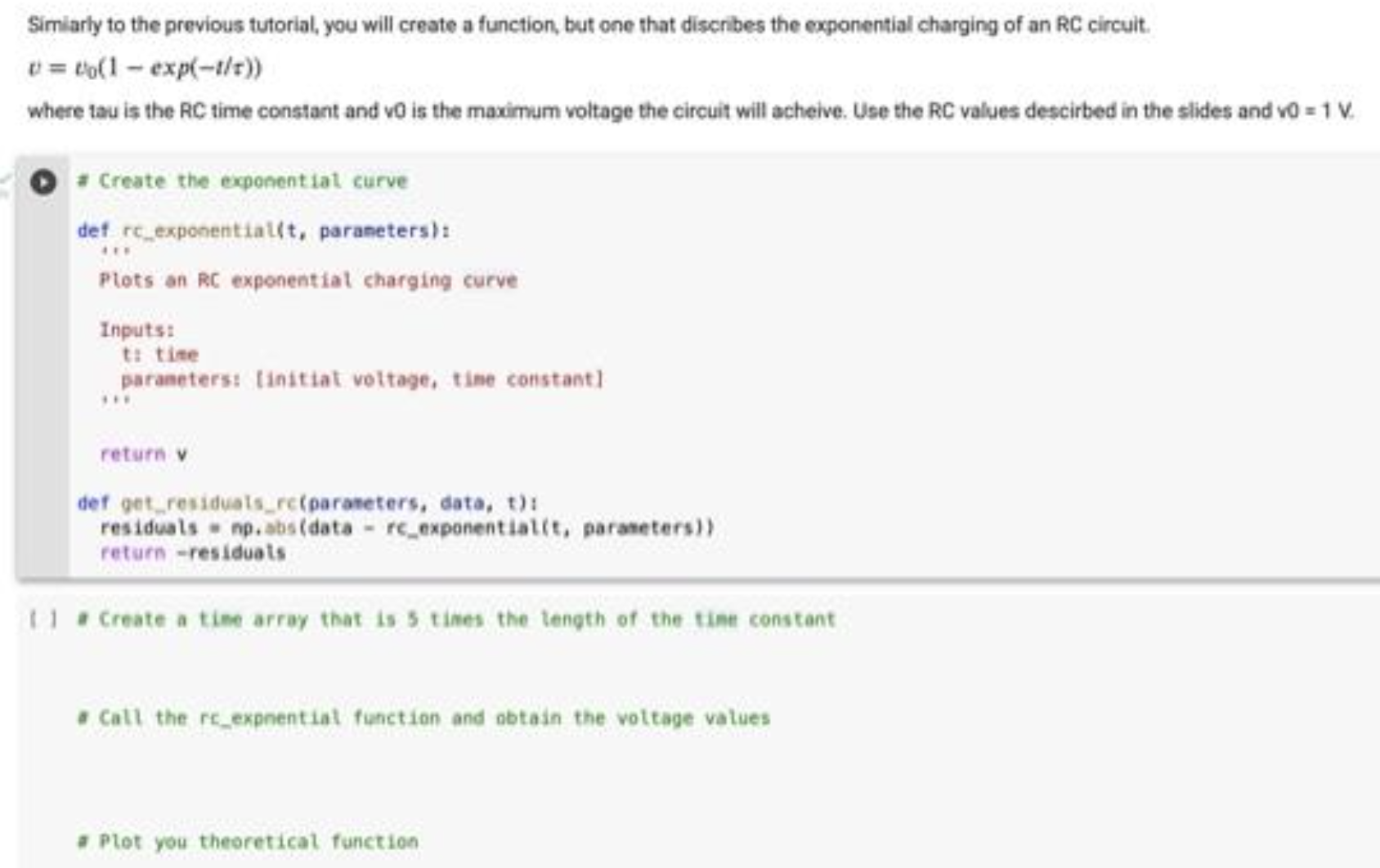 Solved I need help on the therocial function and how to plot | Chegg.com