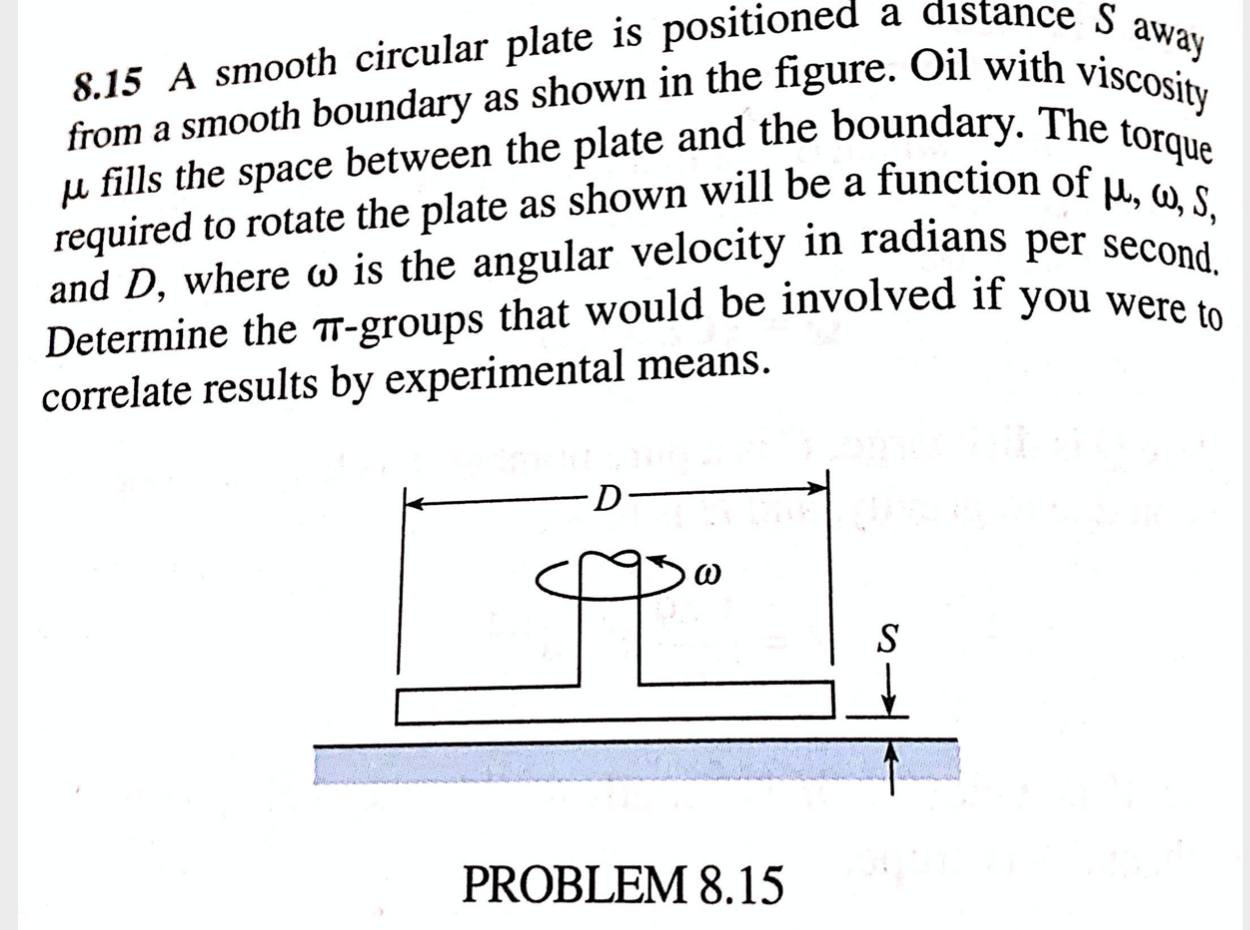 Solved 8.26 Experiments are to be done on the drag forces on | Chegg.com