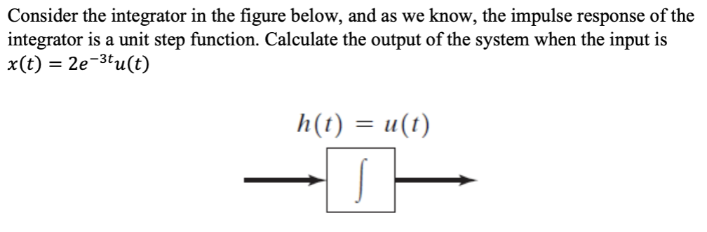 Solved Consider the integrator in the figure below, and as | Chegg.com