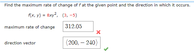 Solved Find the maximum rate of ﻿change of f at ﻿the given | Chegg.com