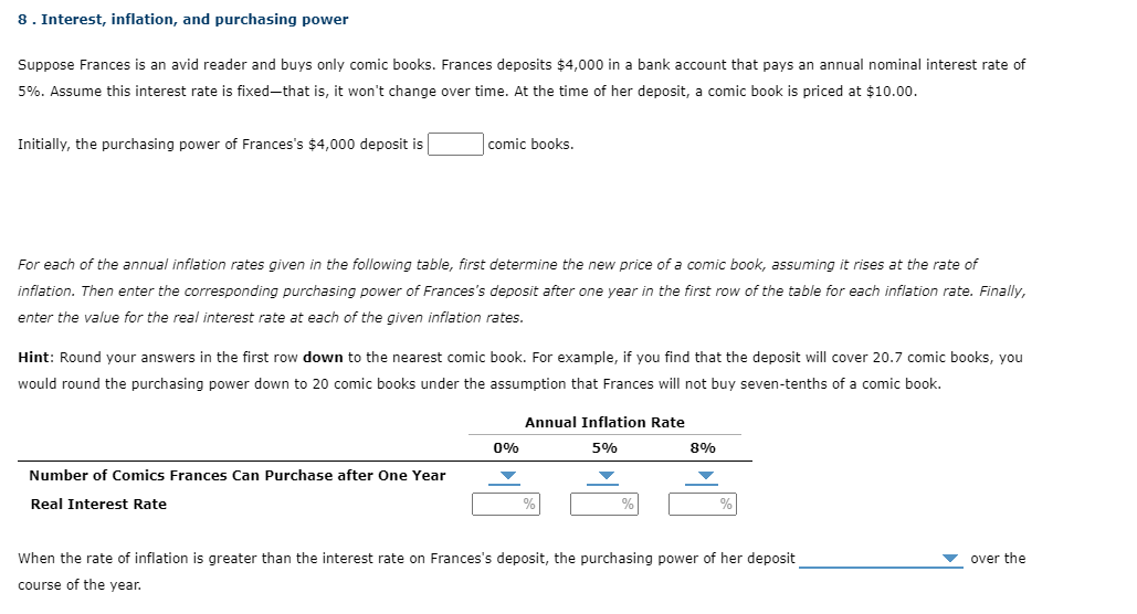 Solved For the final statement, the choices are: 'remains | Chegg.com