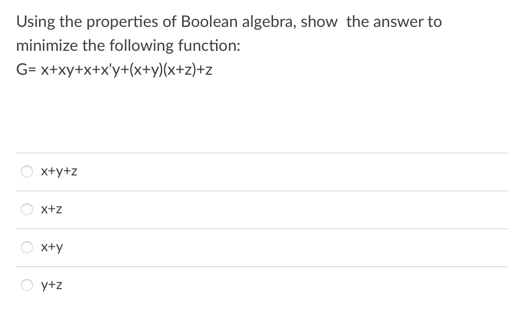 Solved Using De Morgan's theorem, find the complement of the | Chegg.com