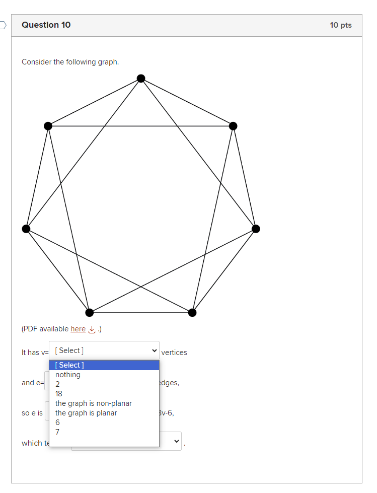Consider the following graph. (PDF available here ↓. | Chegg.com