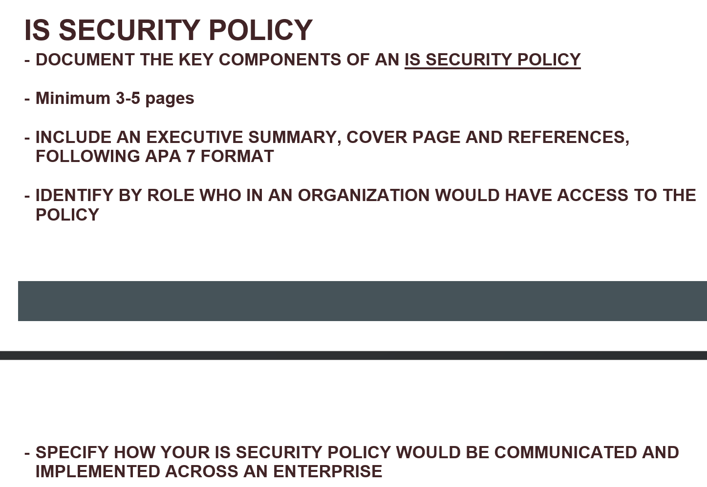 Solved CONTEXTUALIZING YOUR ASSIGNMENTINFORMATION SYSTEMS | Chegg.com