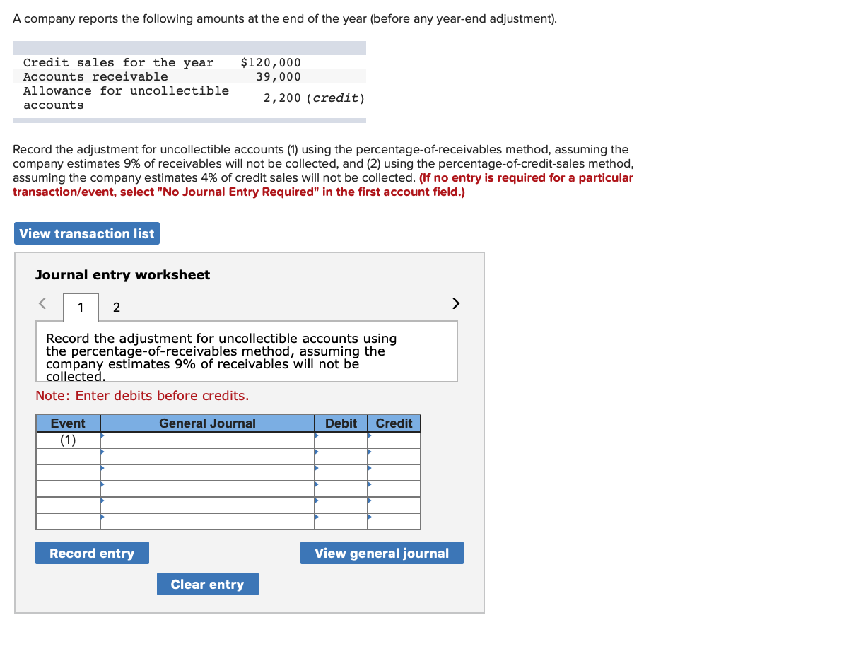 Solved A company reports the following amounts at the end of | Chegg.com