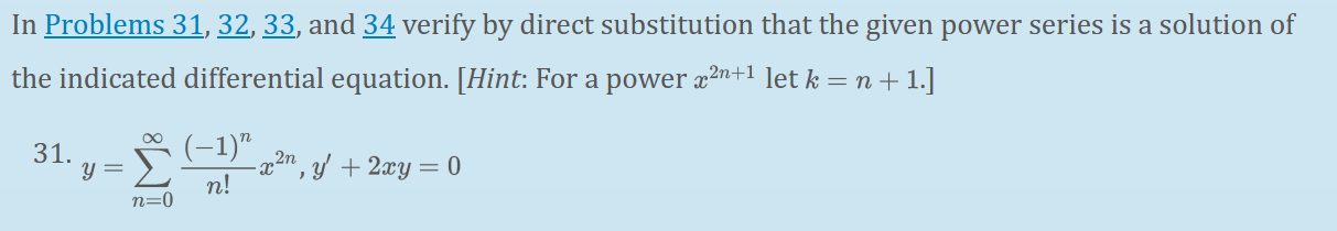 Solved In Problems 31,32,33, and 34 verify by direct | Chegg.com