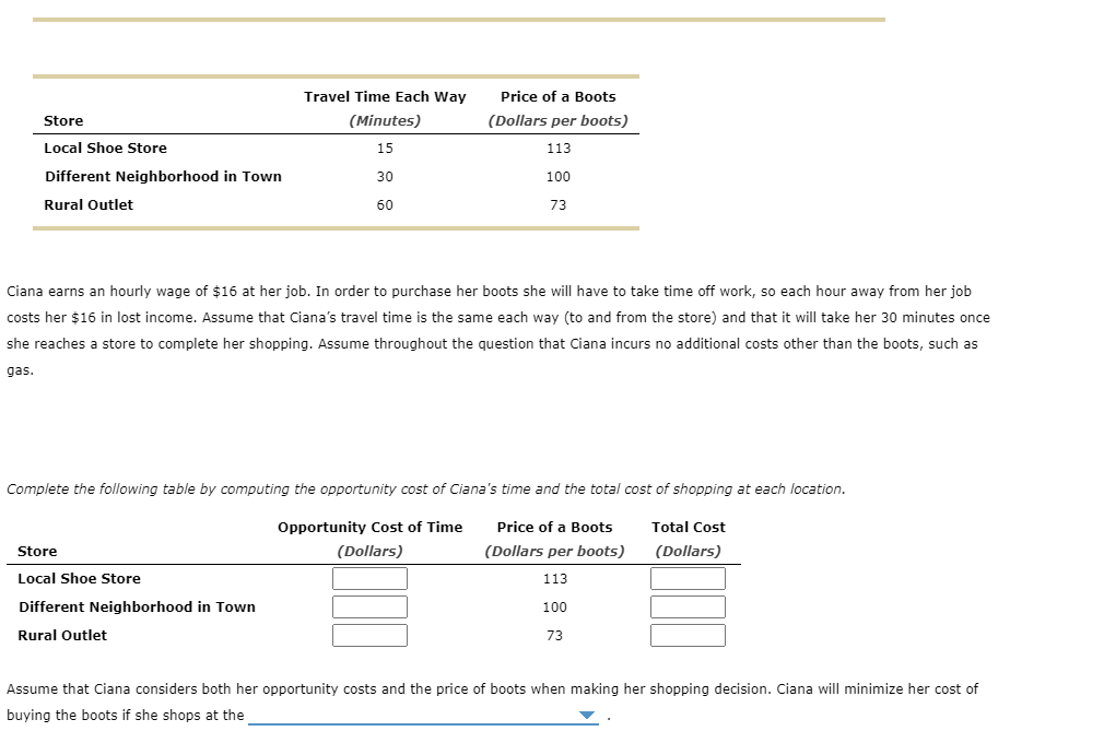 Solved 3. Determining opportunity cost Suppose that Ciana is | Chegg.com Solved 3. Determining opportunity cost Suppose that Ciana is | Chegg.com