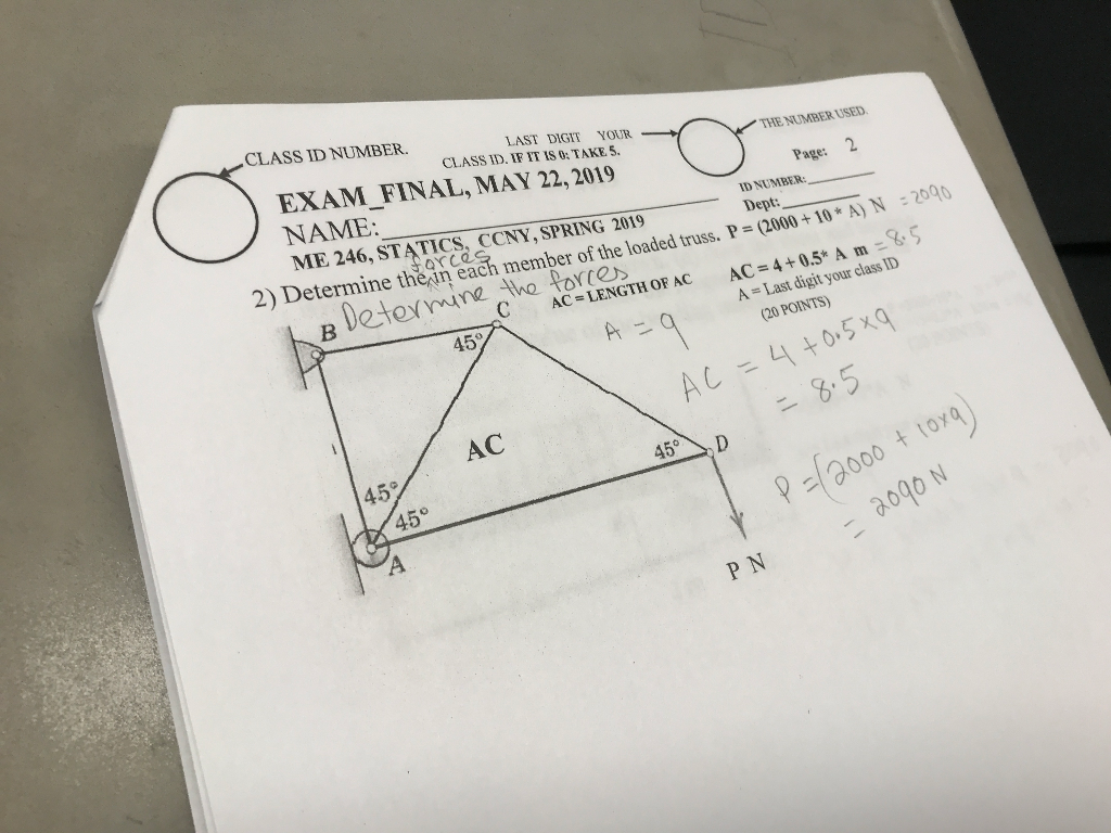 Solved CLASS ID NUMBER LAST DIGIT YOUR CLASS ID. IF IT | Chegg.com